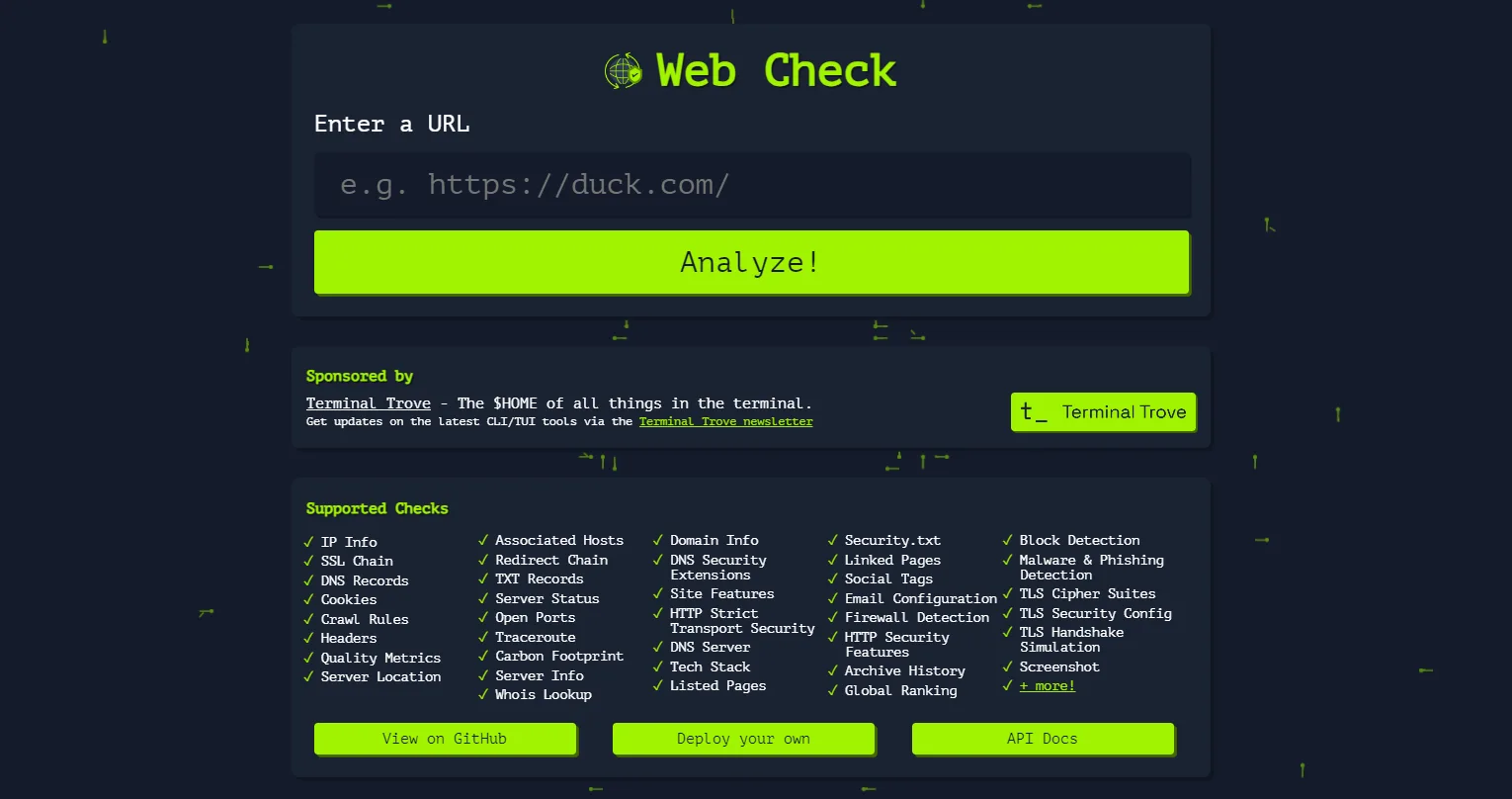 WEB CHECK - Tool Mate | Your trusted digital specialist